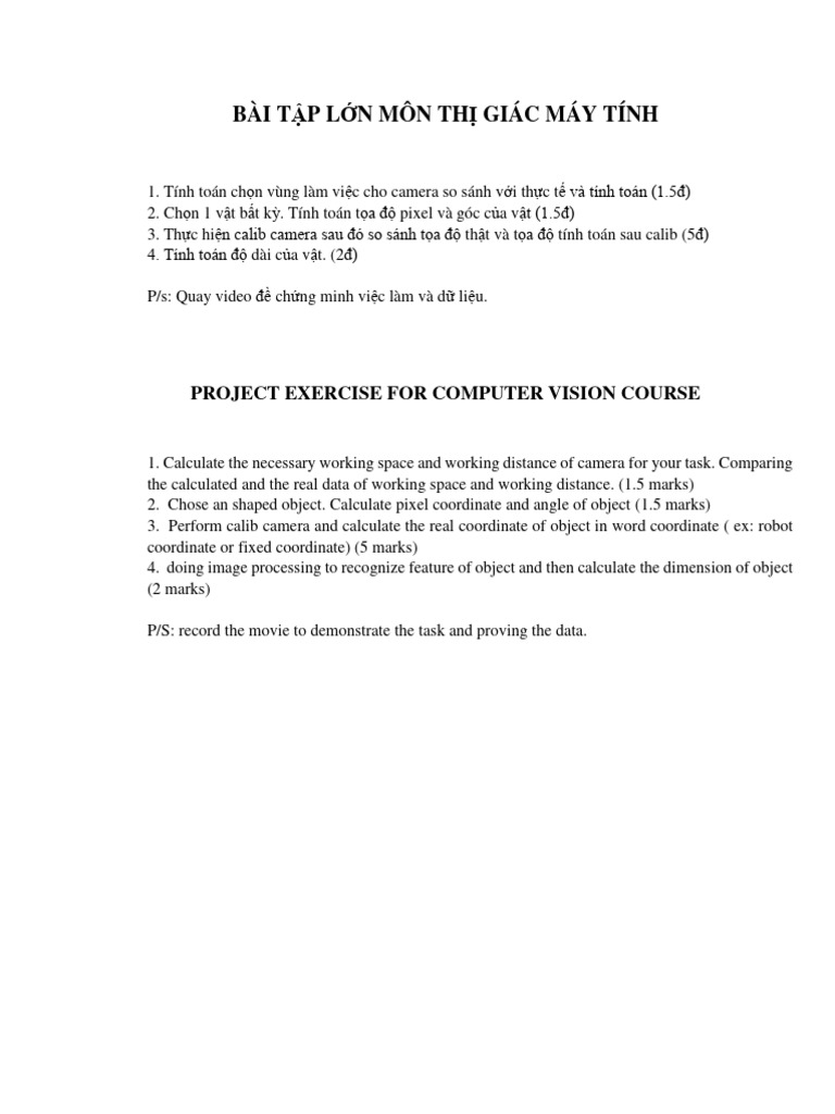 Project Exercise Pdf 