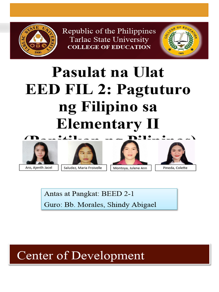Pasulat Na Ulat EDITED 2 1 | PDF