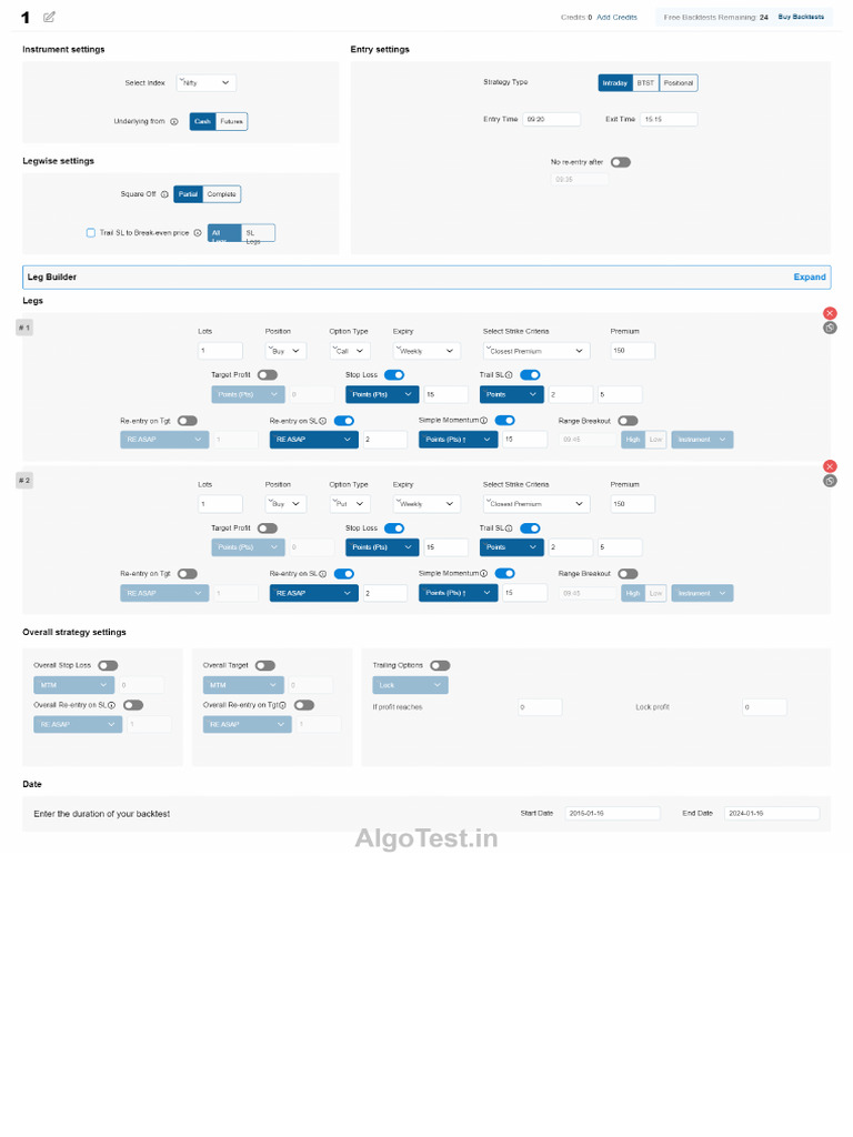 Algotest Strategy 1 2024-01-16-02 57 22 | PDF