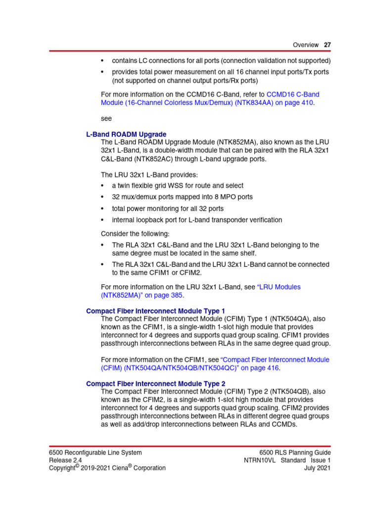 Ciena - RLS Planning - Guide - Part-5 | PDF | File Transfer Protocol | Port (Computer Networking)