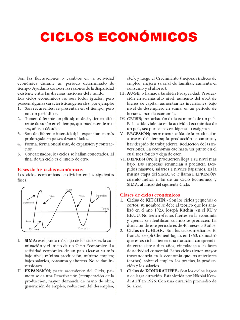 12 Ciclos-Económicos | PDF | Ciclo comercial | Desempleo