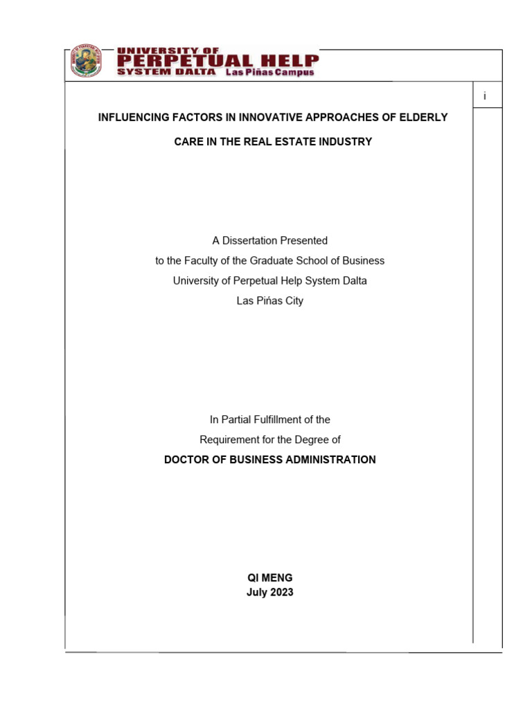 Qi-Meng, Final Paper | PDF | Innovation | Health Care