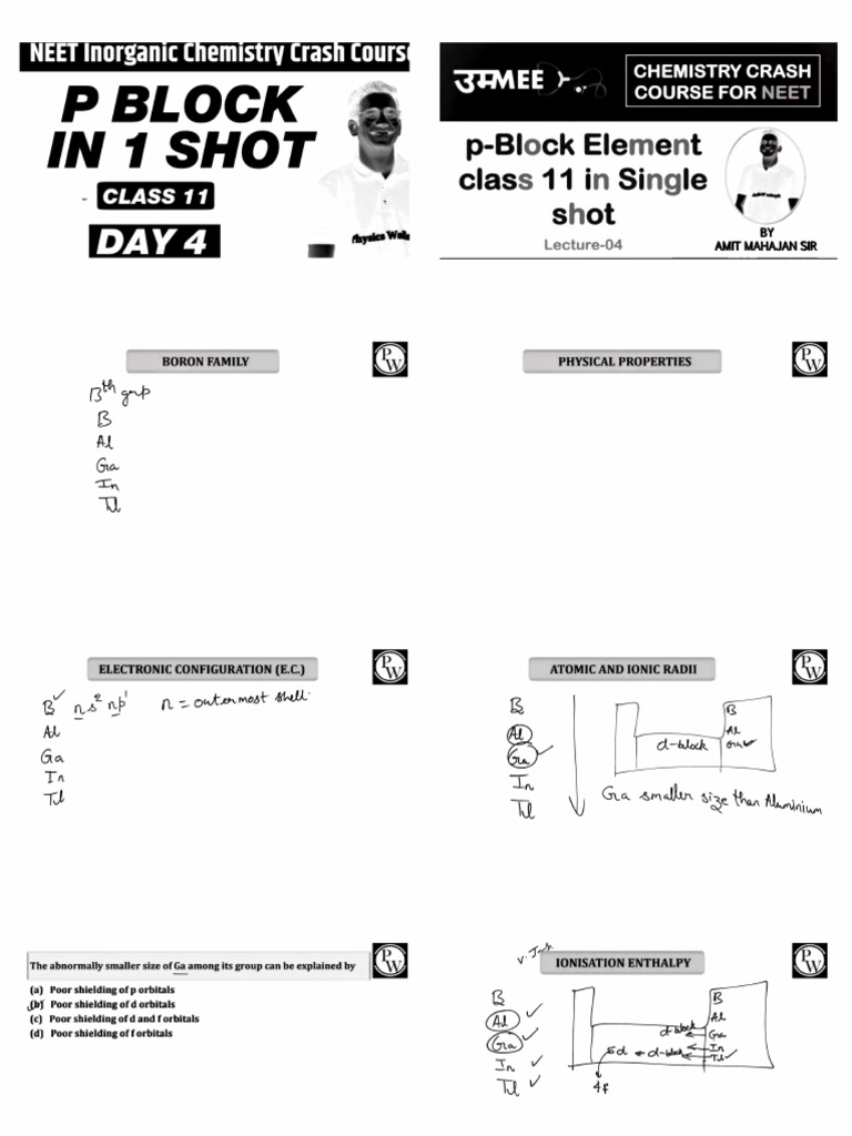 P - Block Class 11 | PDF