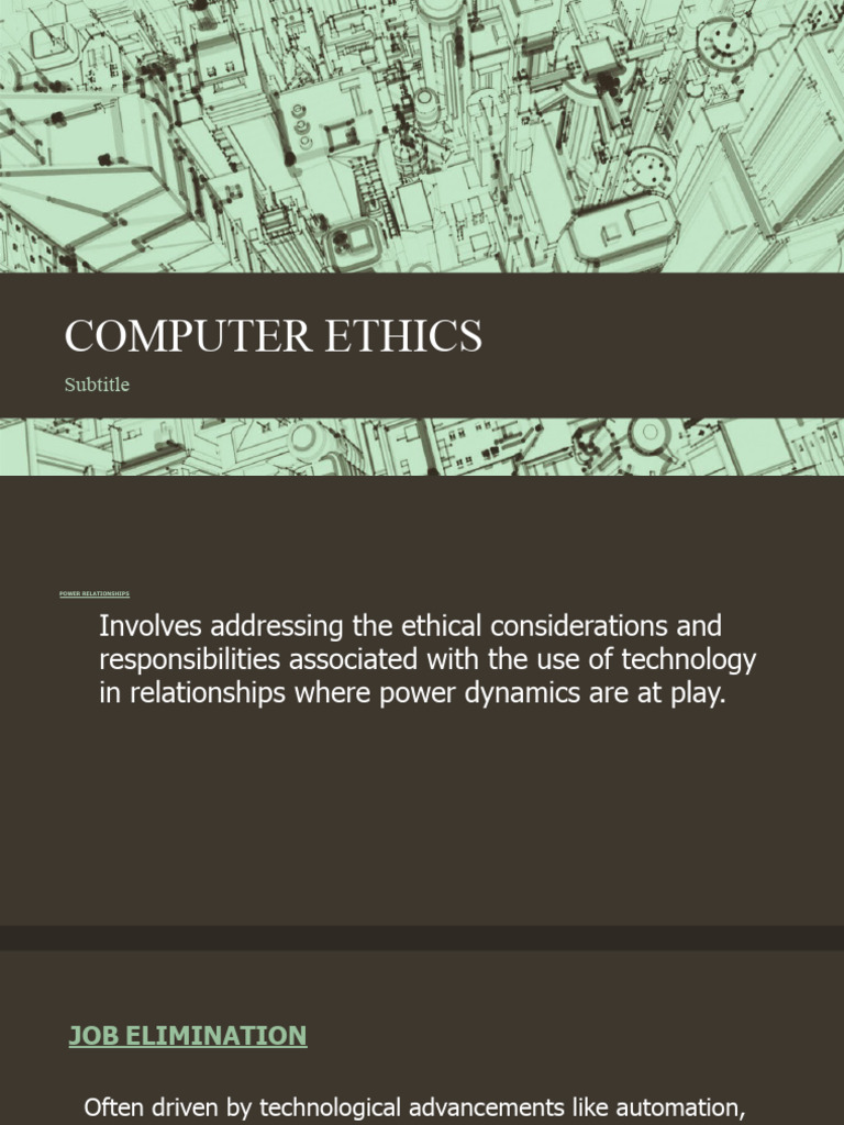 Computer Ethics | PDF
