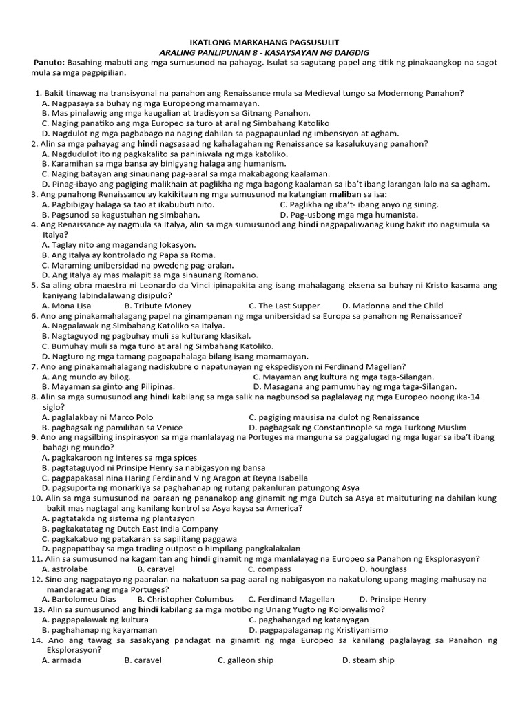 Ap 8 Assessment Q3 Pdf