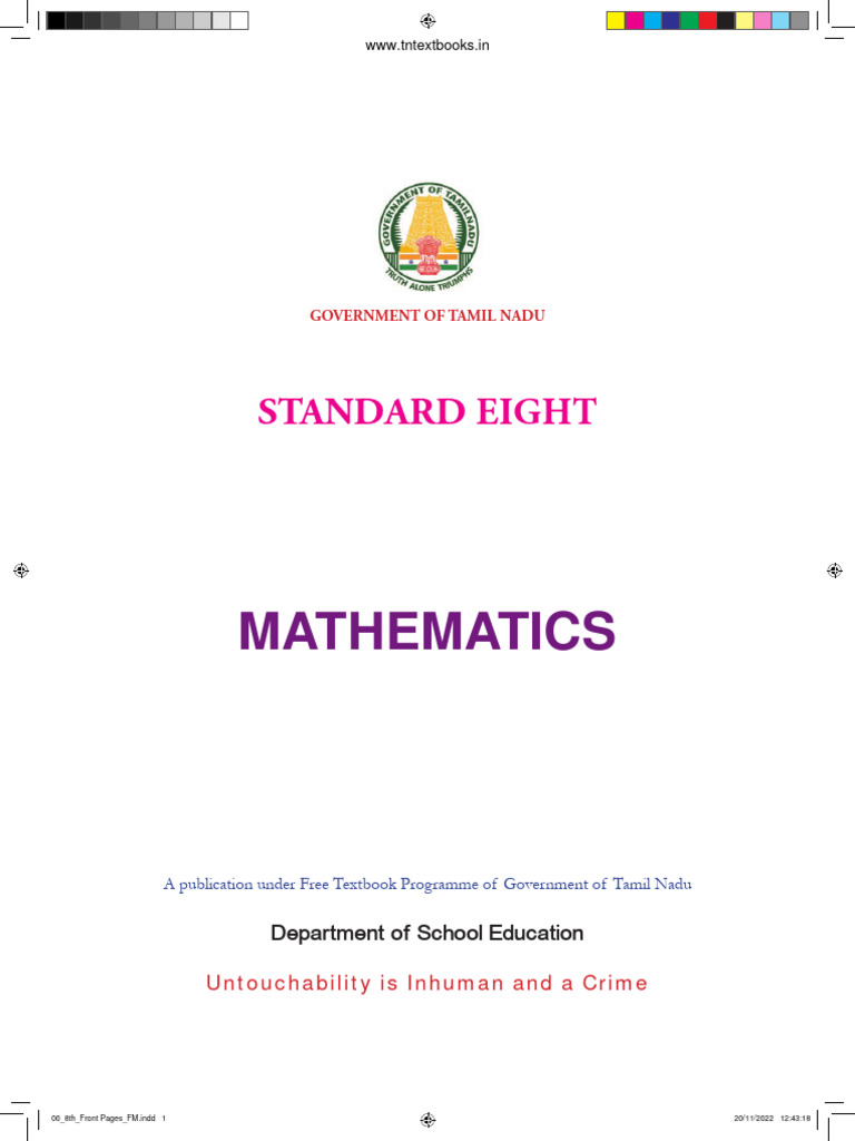 8th Maths EM WWW - Tntextbooks.in | PDF | Numbers | Rational Number
