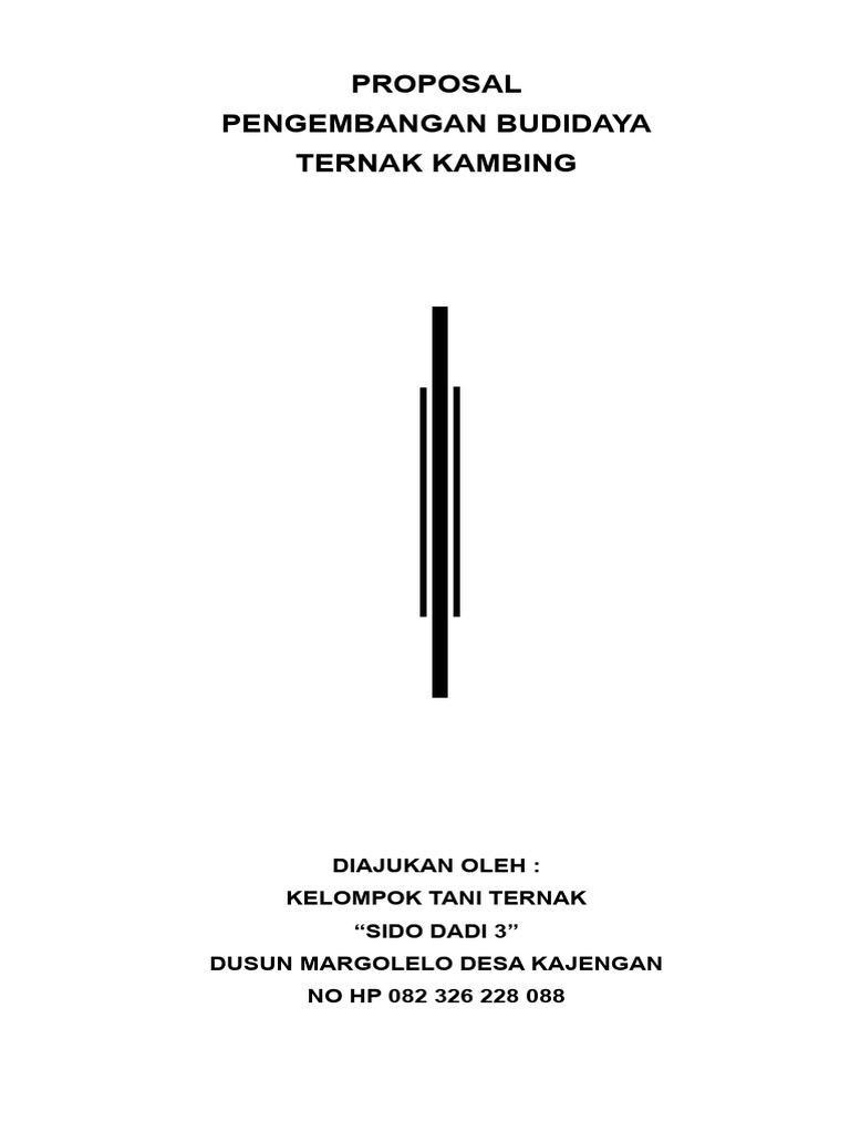 Proposal Kelompok Tani Sendang | PDF