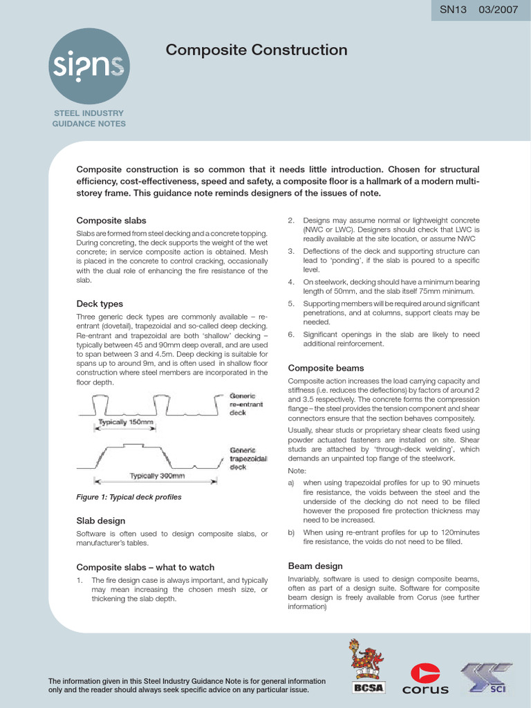 Signs Sn13 | PDF | Beam (Structure) | Concrete