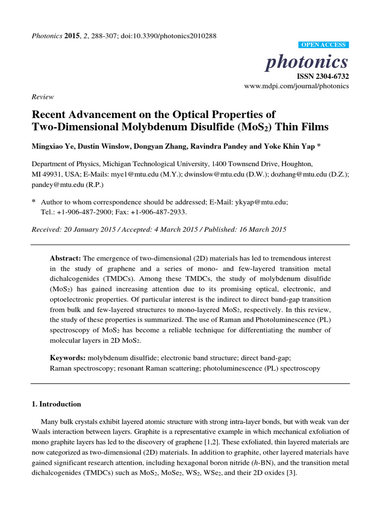 photonics-02-00288-v2 | PDF | Raman Spectroscopy | Band Gap