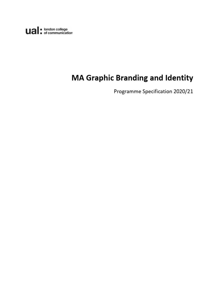 MA Graphic Branding & Identity Overview | PDF | Brand | Knowledge