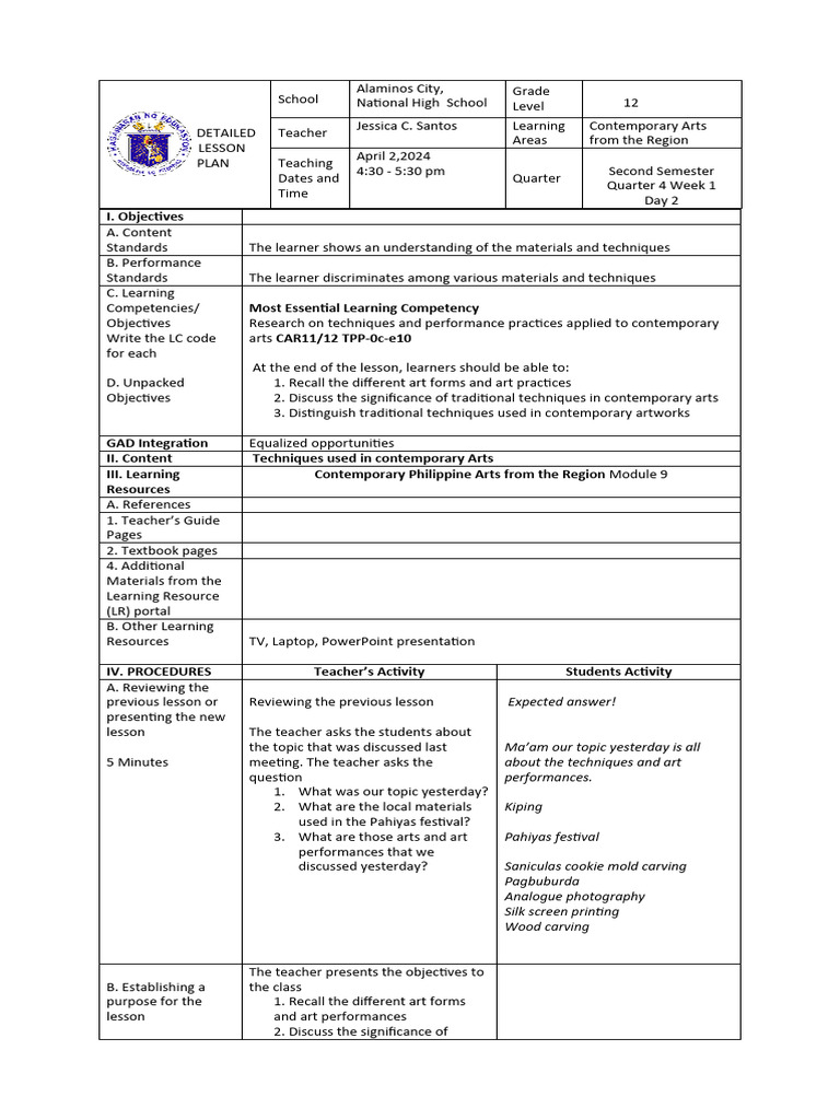 Cpar-dlp-April-2-2024 | PDF | Printmaking