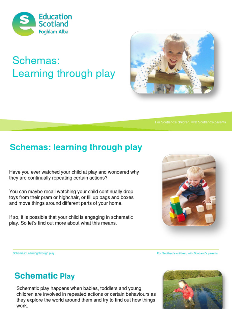 Play Schemas | Download Free PDF | Toys | Schema (Psychology)