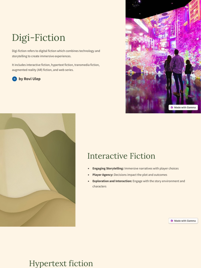 21st Century Digi Fictional | PDF | Storytelling | Augmented Reality