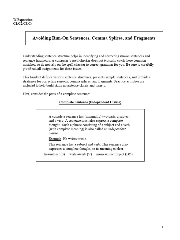 Sentence Problems Part 3 | PDF | Verb | Linguistic Typology