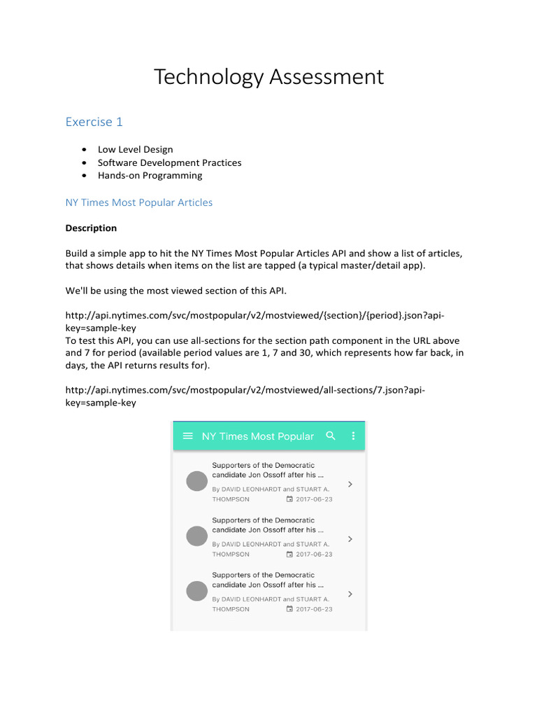 App Dev Task for Programmers | PDF