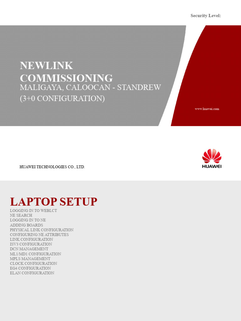 RTN 950 NEWLINK COMMISSIONING - 3+0 Configuration - Rev1 | PDF ...