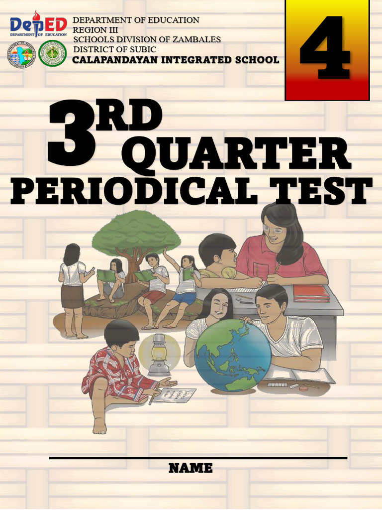 3RD Quarter Answer Booklet | PDF