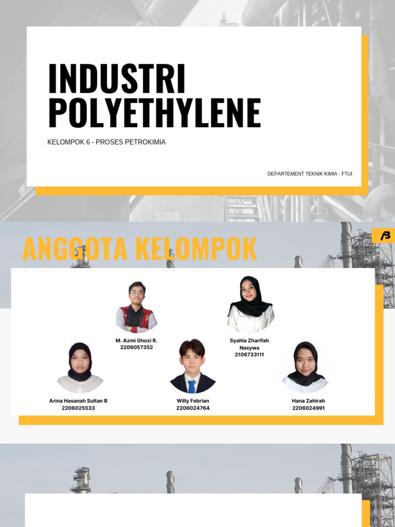 Kelompok 6 - Polietilen - Petrokimia - Revisi | PDF Kelompok 6 - Polietilen - Petrokimia - Revisi | PDF