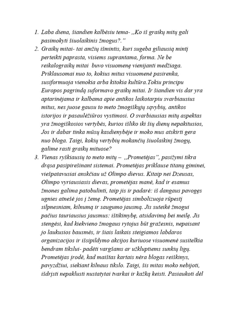 Lietuviu Kalba 10kl | PDF