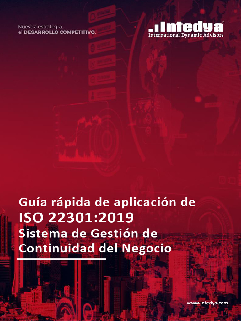 Guía ISO 22301:2019 para Continuidad Empresarial | PDF | Análisis FODA ...