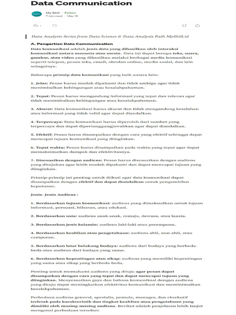 Data Communication | PDF