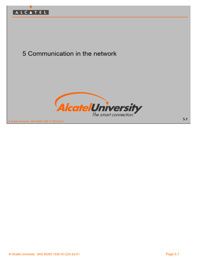 5-Communication in The Network | PDF | Telephony Equipment | Data ...