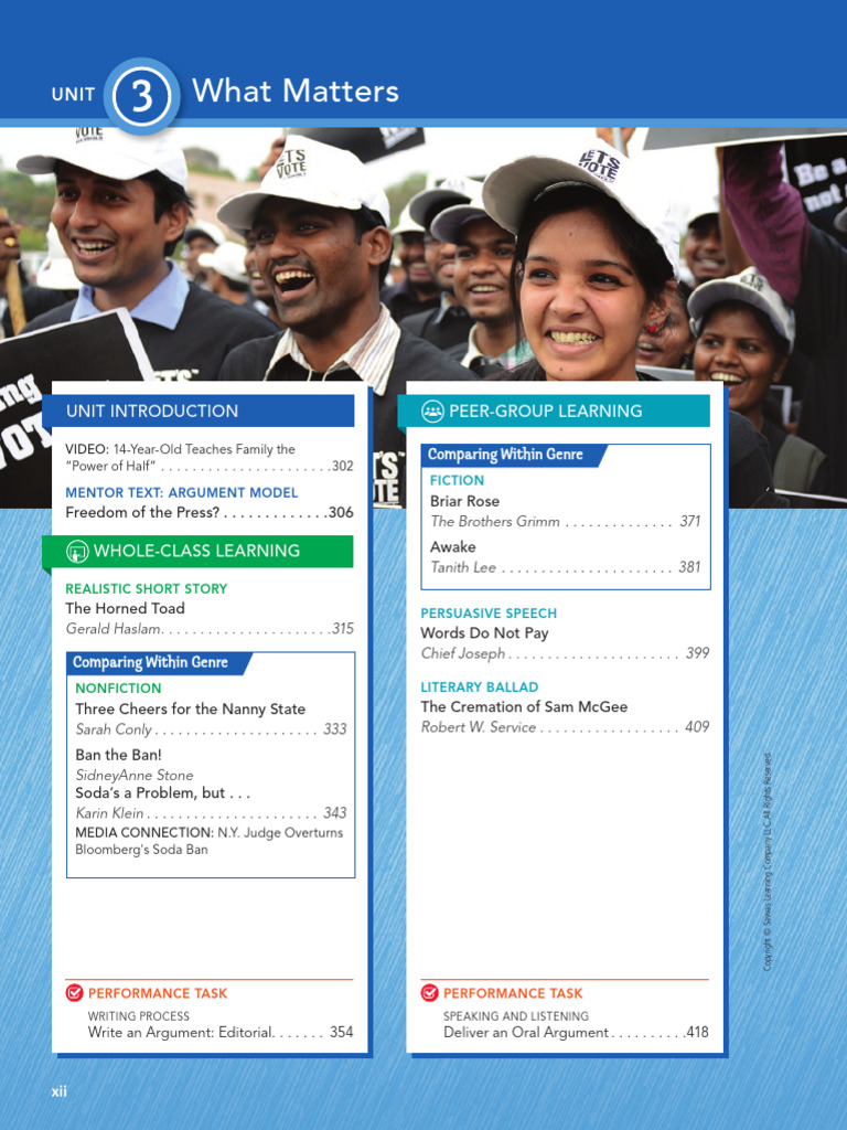 Unit 3 What Matters | PDF | First Amendment To The United States ...