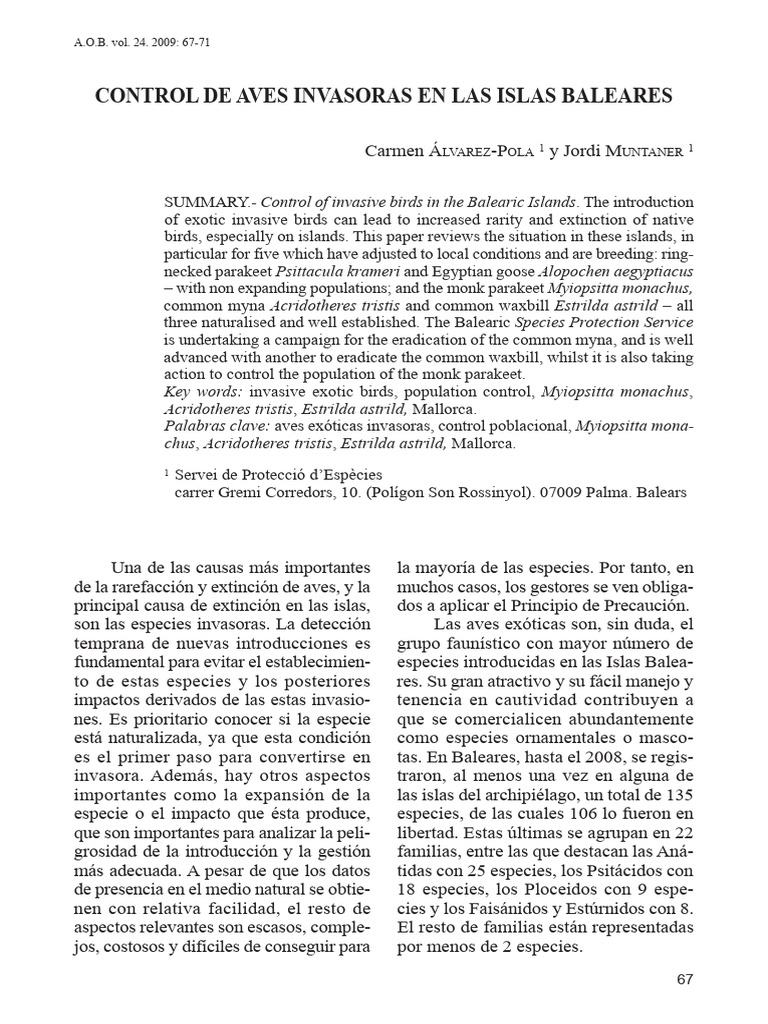 244672-Text de L'article-327974-1-10-20110727 | PDF | Loro | Aves