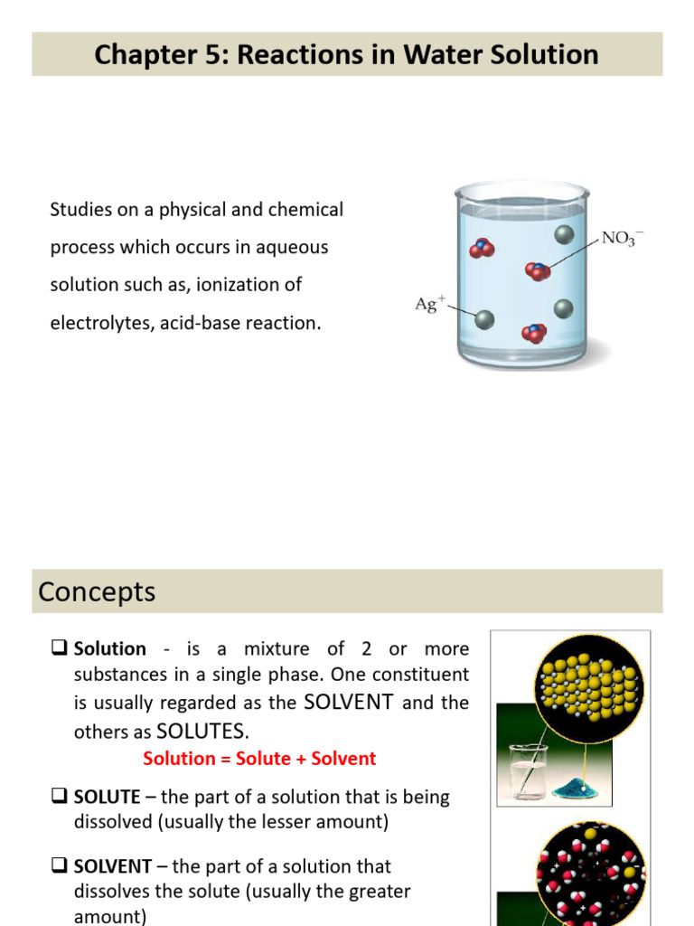 Chapter 5 | PDF | Solubility | Chemistry