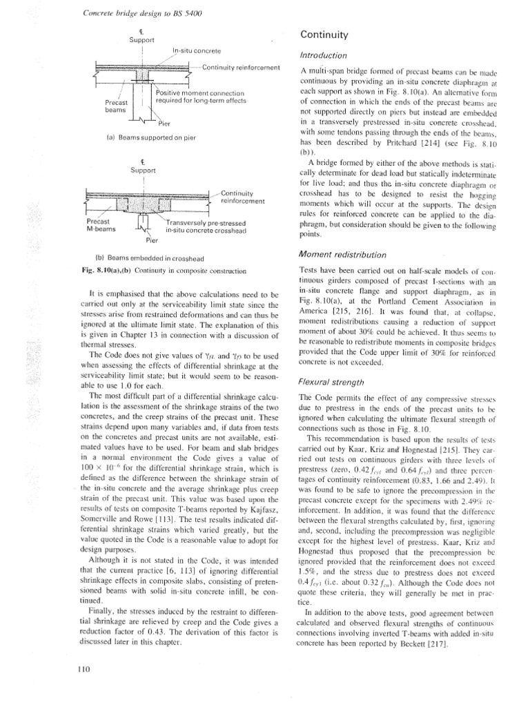 concrete bridge design TO bs 5400 | PDF