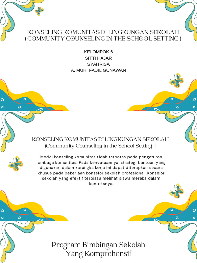 Kelompok 6 - Konseling Komunitas | PDF