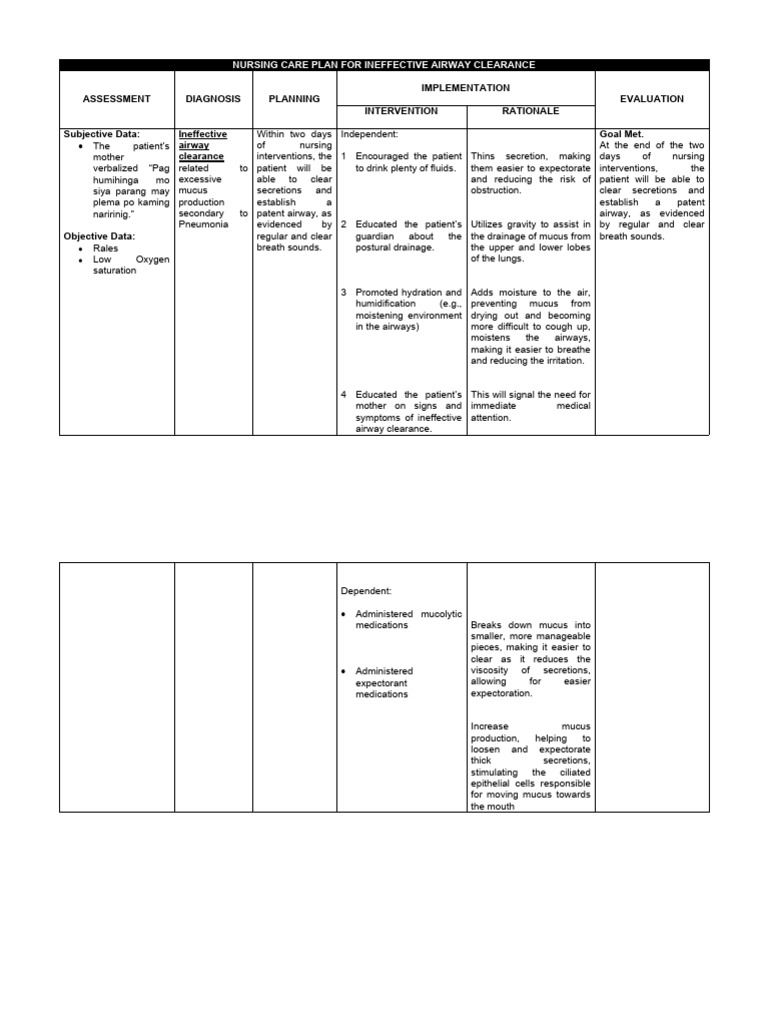 NCP PCAP | PDF | Fever | Respiratory Tract
