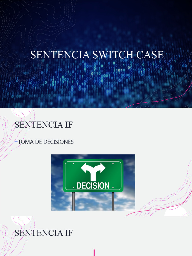 Sentencia SWITCH CASE | PDF