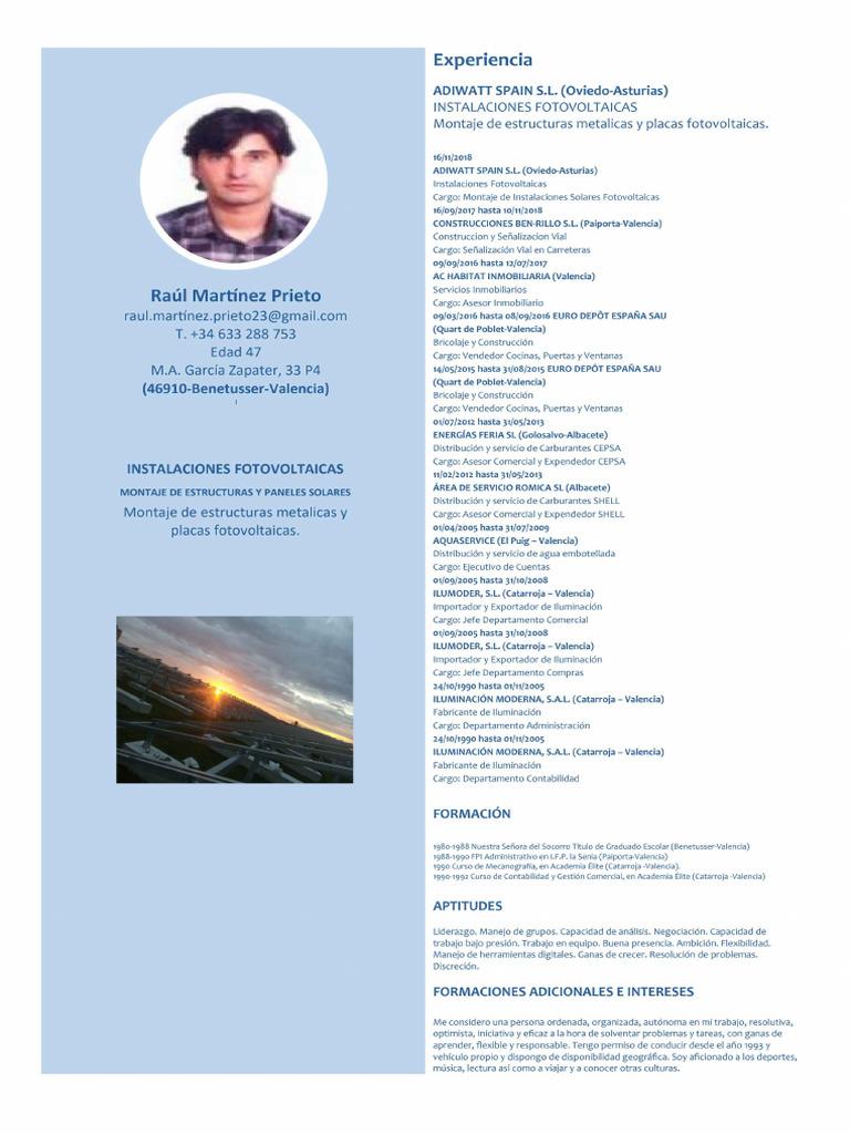CV Raul 06102021 | PDF