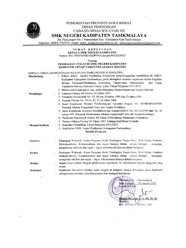 SK KBM 2021 2022 2023 Kompres | PDF