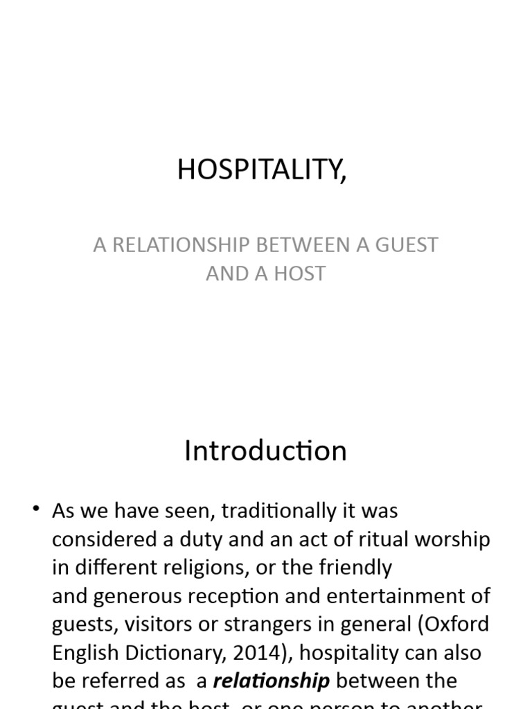 Guest Host Relationship Fhm,-2 | PDF | Nonverbal Communication | Gesture