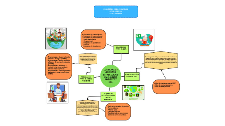 Mapa Mental Respecto A Los Planes y Acciones Establecidos en Medio ...