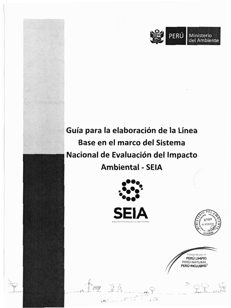 Guía para Línea Base en SEIA Perú | PDF | Evaluación de impacto ...