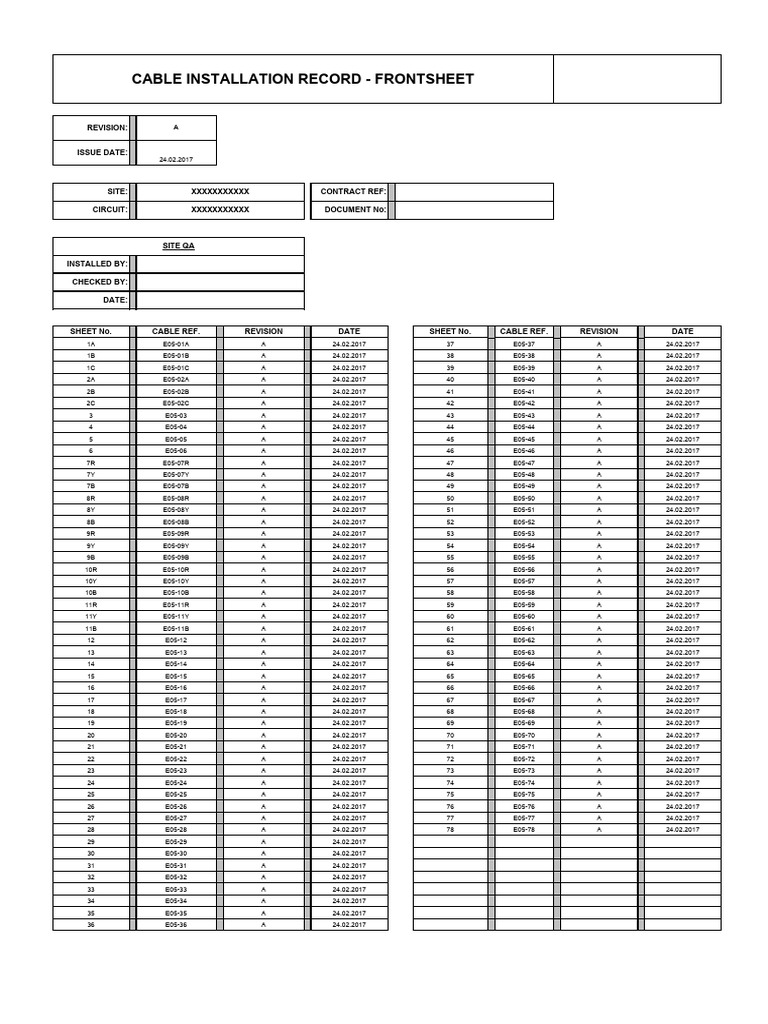 Core Sheets | PDF | Public Transport | Rail Infrastructure