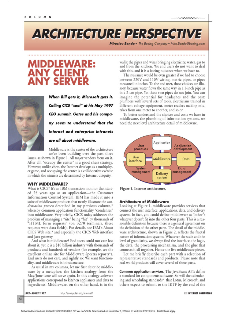 Benda 97 | PDF | Component Object Model | Internet