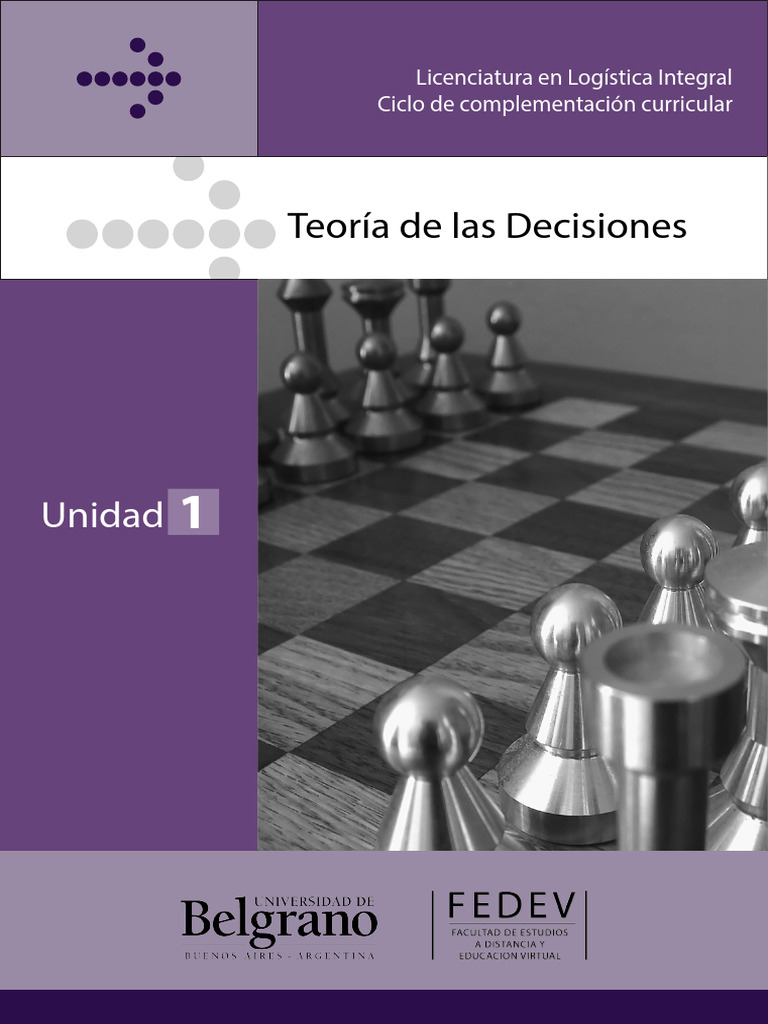 U1 Teoria de las Decisiones | PDF | Toma de decisiones | Estadísticas