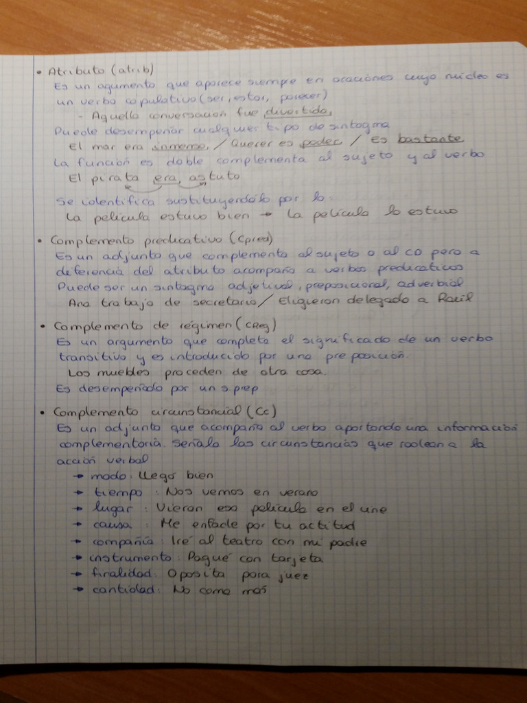 Tema 8 Atributo Es Un Complemento | PDF