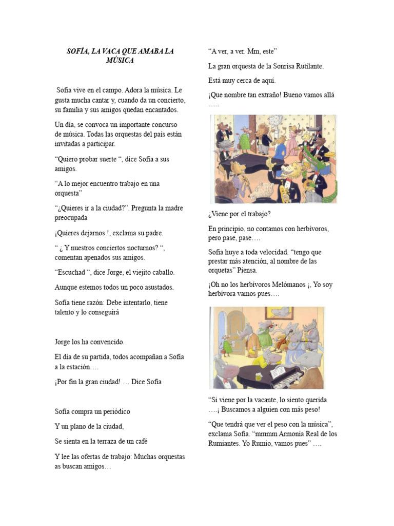 Sofía Cuento | PDF