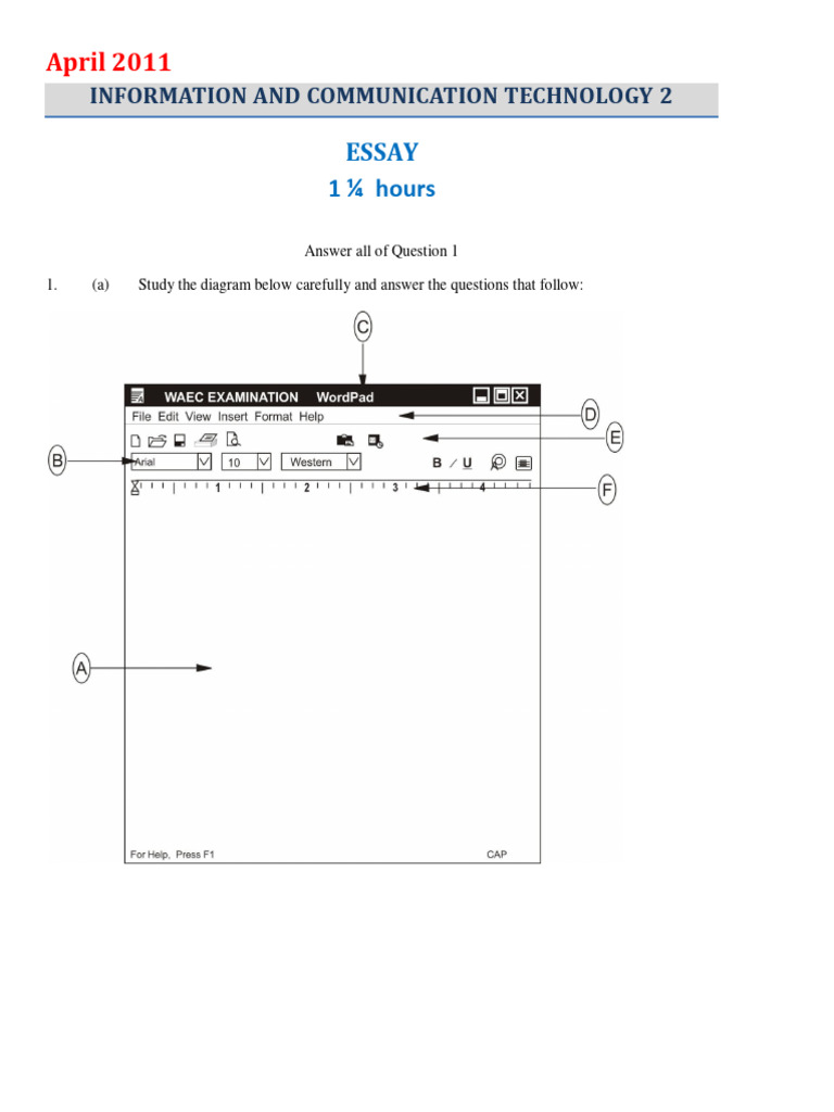 Form 2 Section B PDF | PDF | Input/Output | Information And Communications Technology