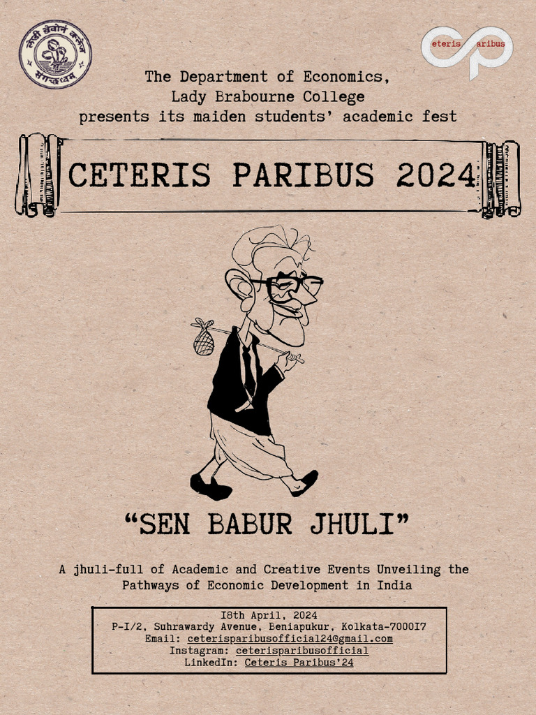 Ceteris Paribus: Economics Fest 2024 | PDF