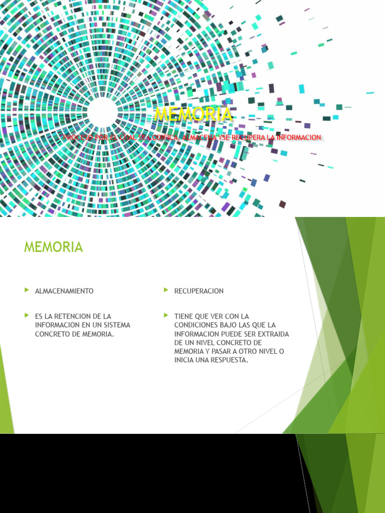 Memoria Pdf Memoria Información