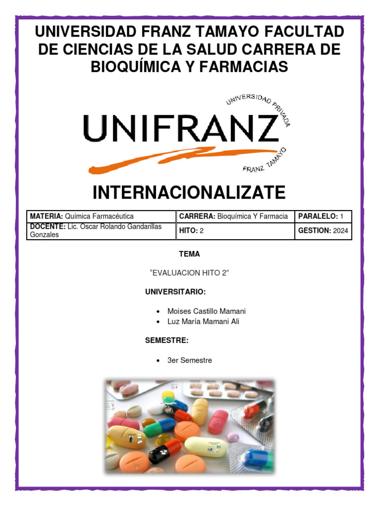 Evaluacion Hito 2 | PDF | Penicilina | Farmacia