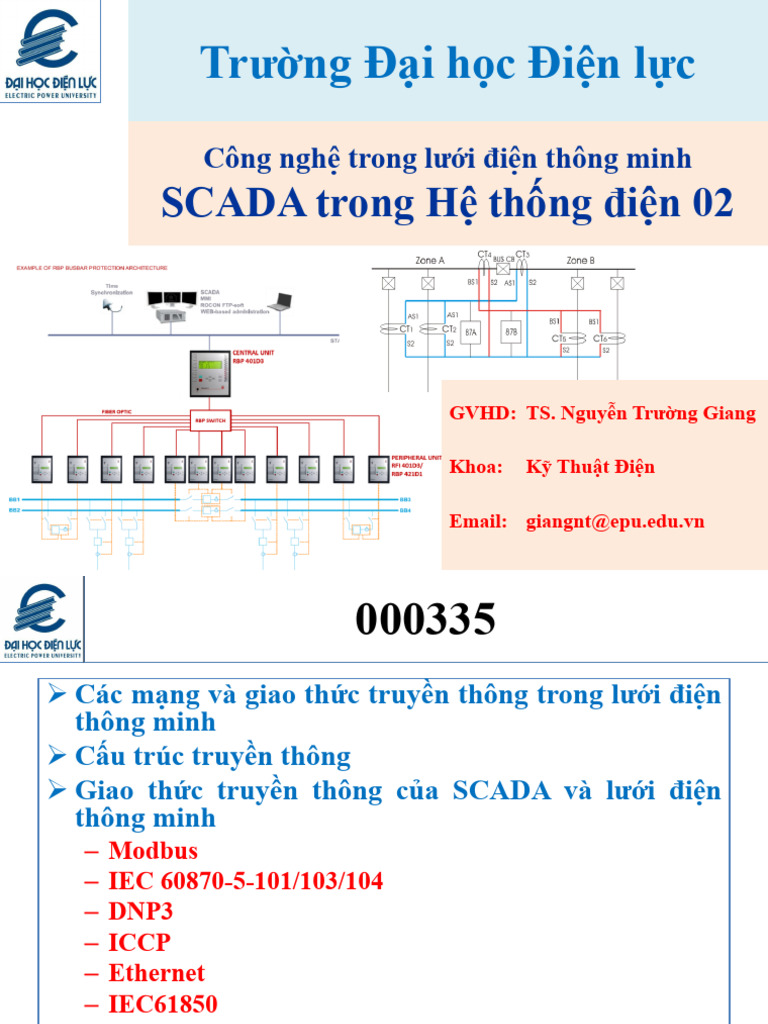 SGTech 02 SCADA in PowerSystem - 02 | PDF