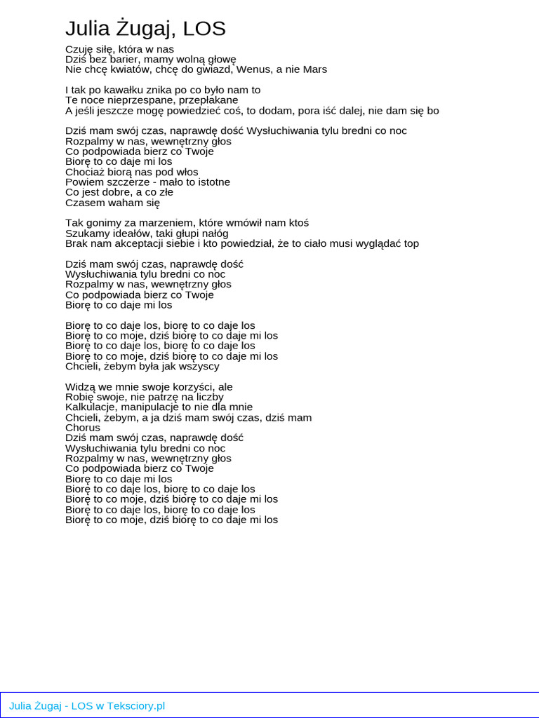 Julia Zugaj Los | PDF