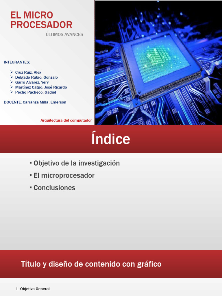11.EL MICRO PROCESADOR | PDF | Microprocesador | Intel